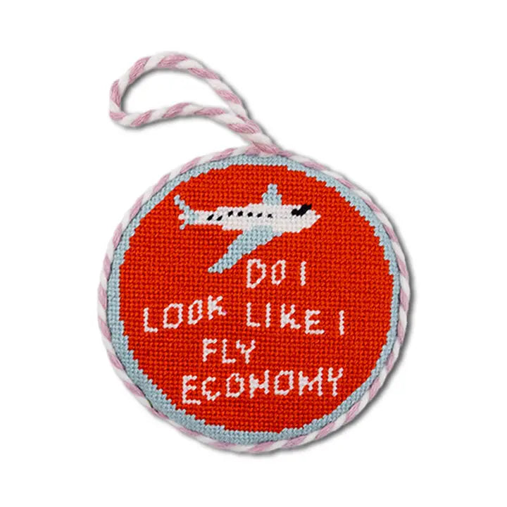 Fly Economy Needlepoint Ornament – MAC Collection