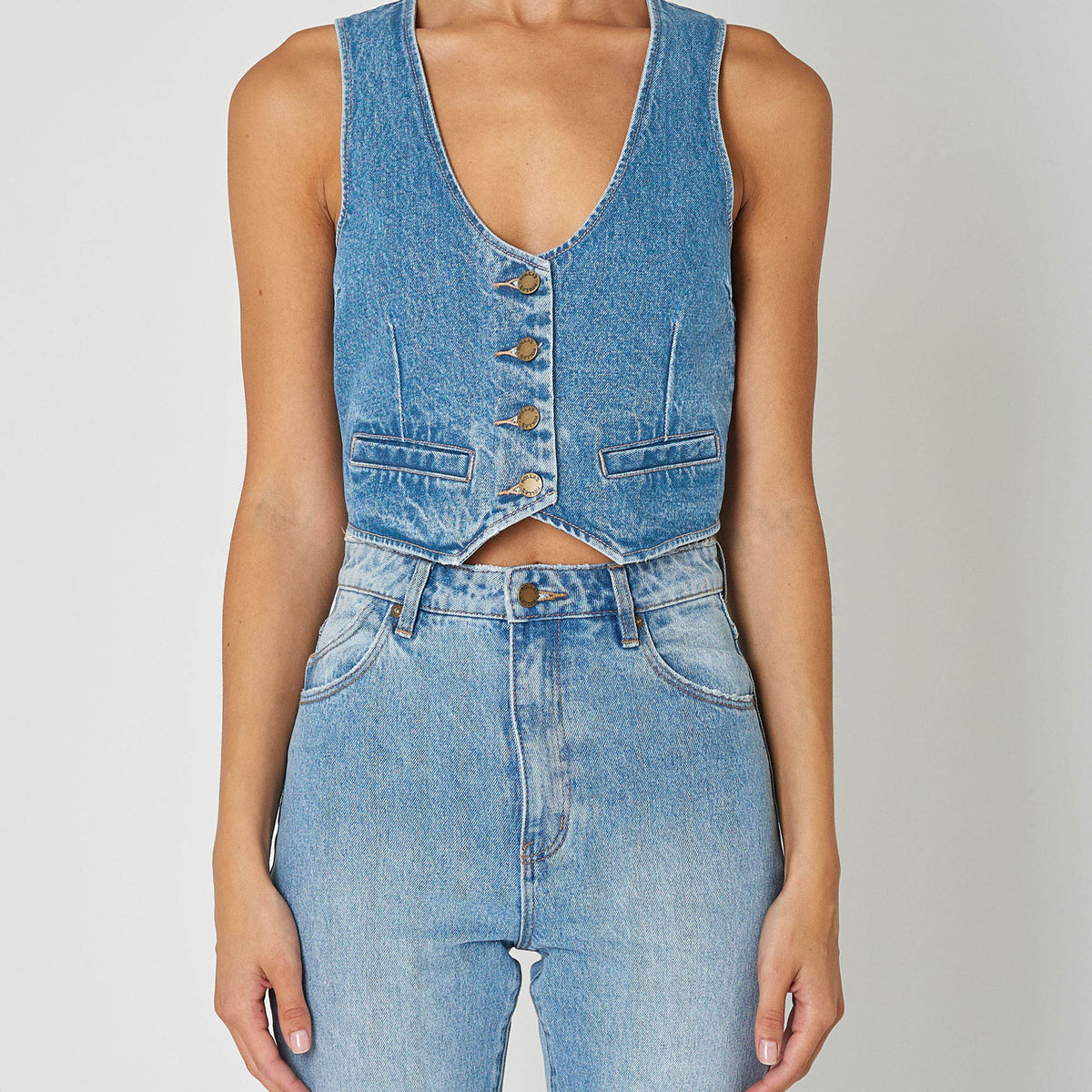 Rollas Dallas Denim Vest – MAC Collection