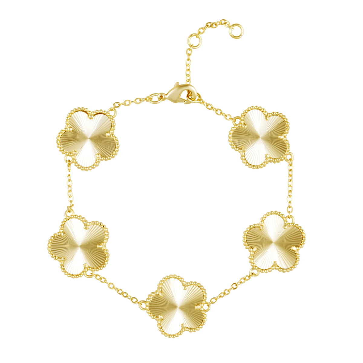 Adeline Clover Bracelet - Gold – MAC Collection