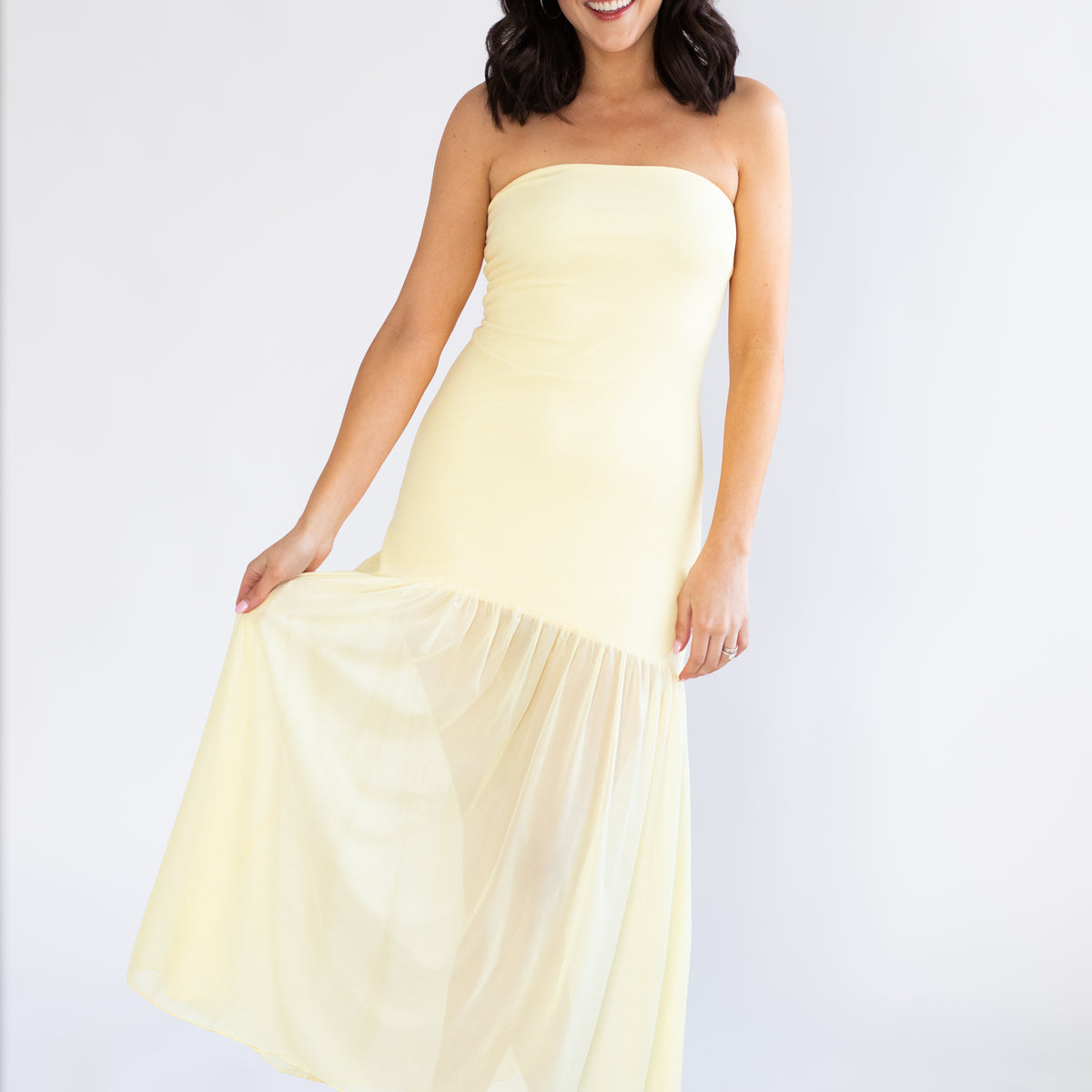 Sunlit Sheer Maxi Dress – MAC Collection